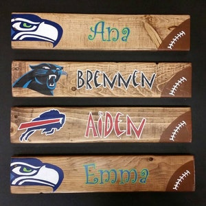 Personalized Sports Signs. Hand Painted on Reclaimed Pallet Boards. - Etsy