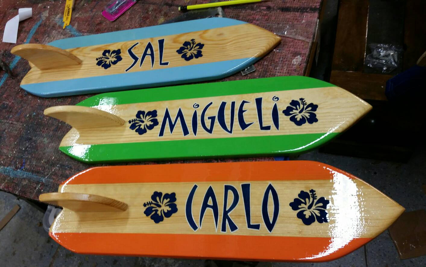 Surfboard name plate Surfboard sign surfboard decor custom | Etsy