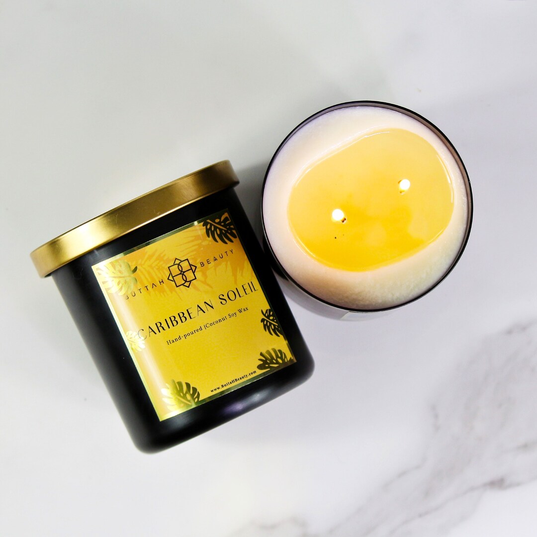 Caribbean Soleil Soy Candle - Etsy