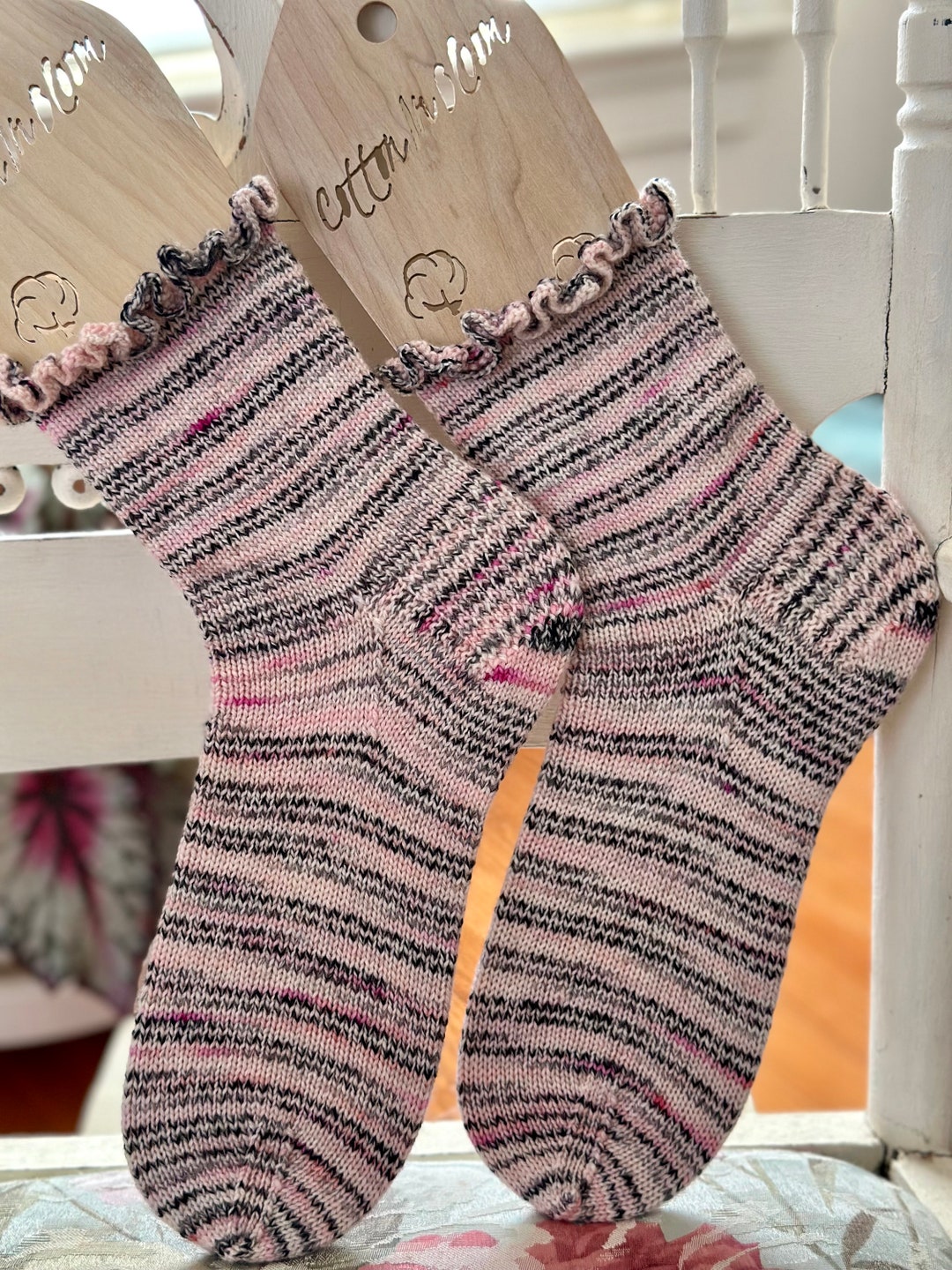 Hand-knitted Merino Wool Socks - Etsy