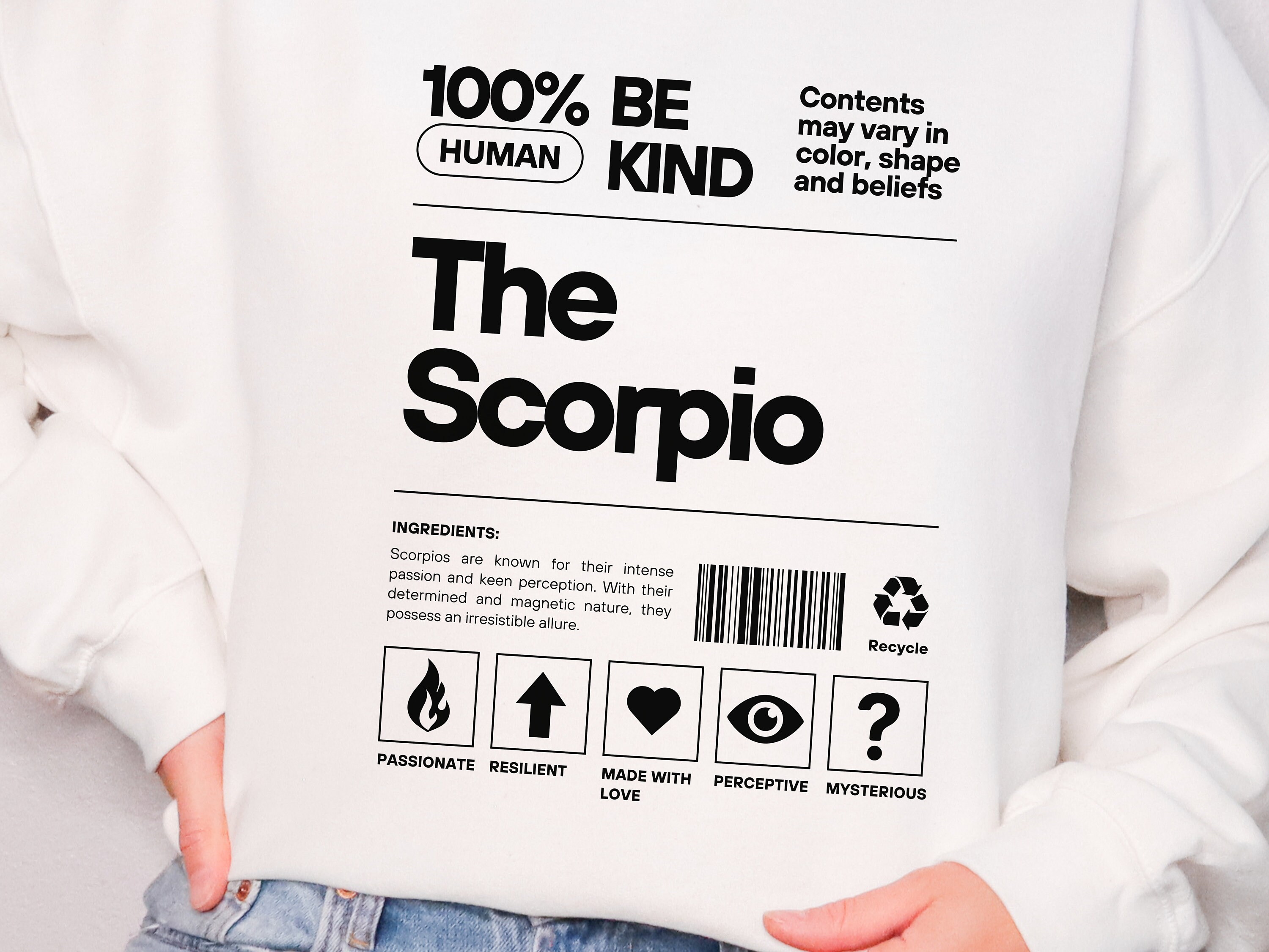 Zodiac Scorpio Crewneck Sweatshirt, Celestial Scorpio Sweatshirt ...