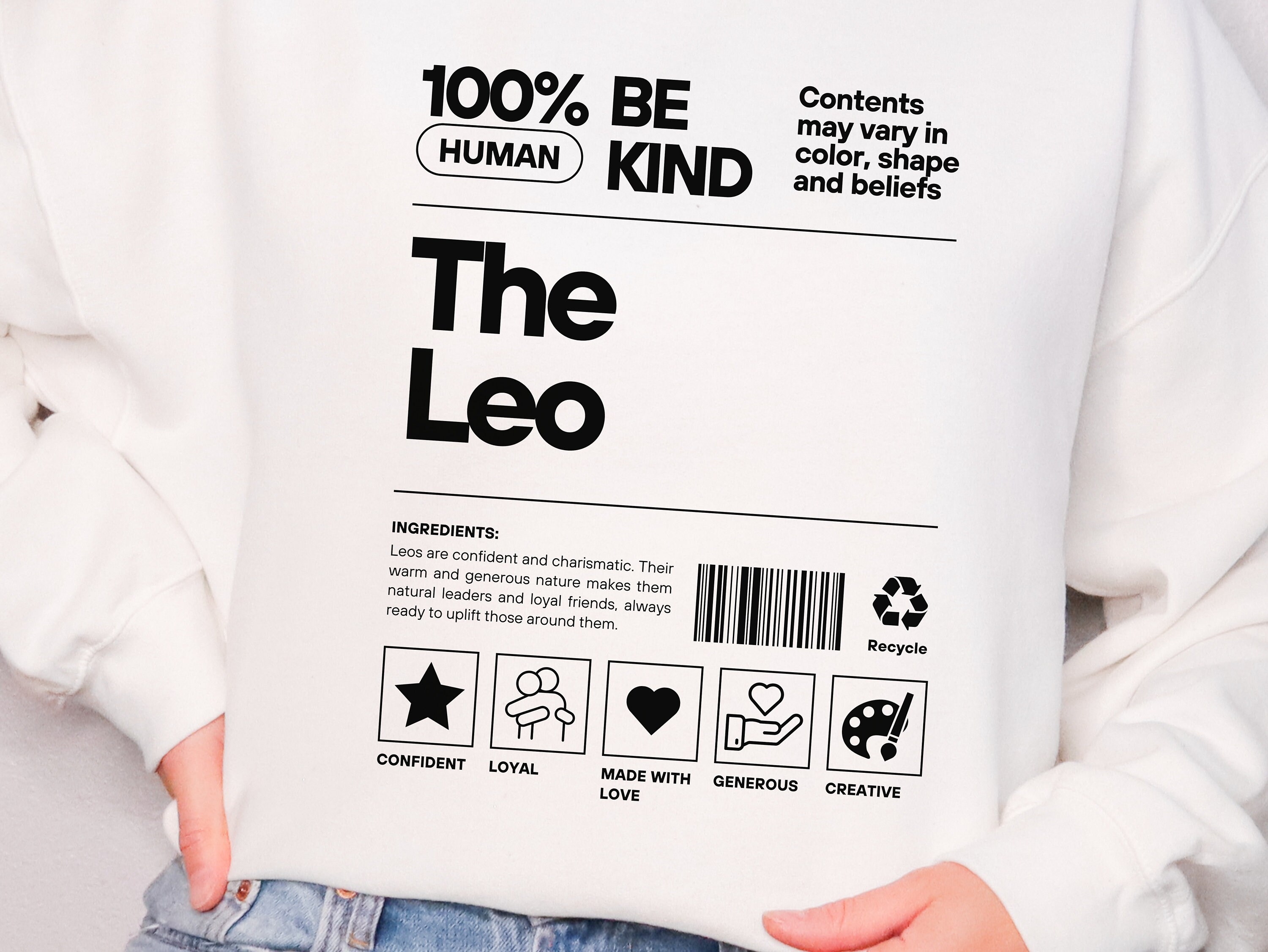 Zodiac Leo Crewneck Sweatshirt, Astrology Shirt, Gift for Leo - Etsy