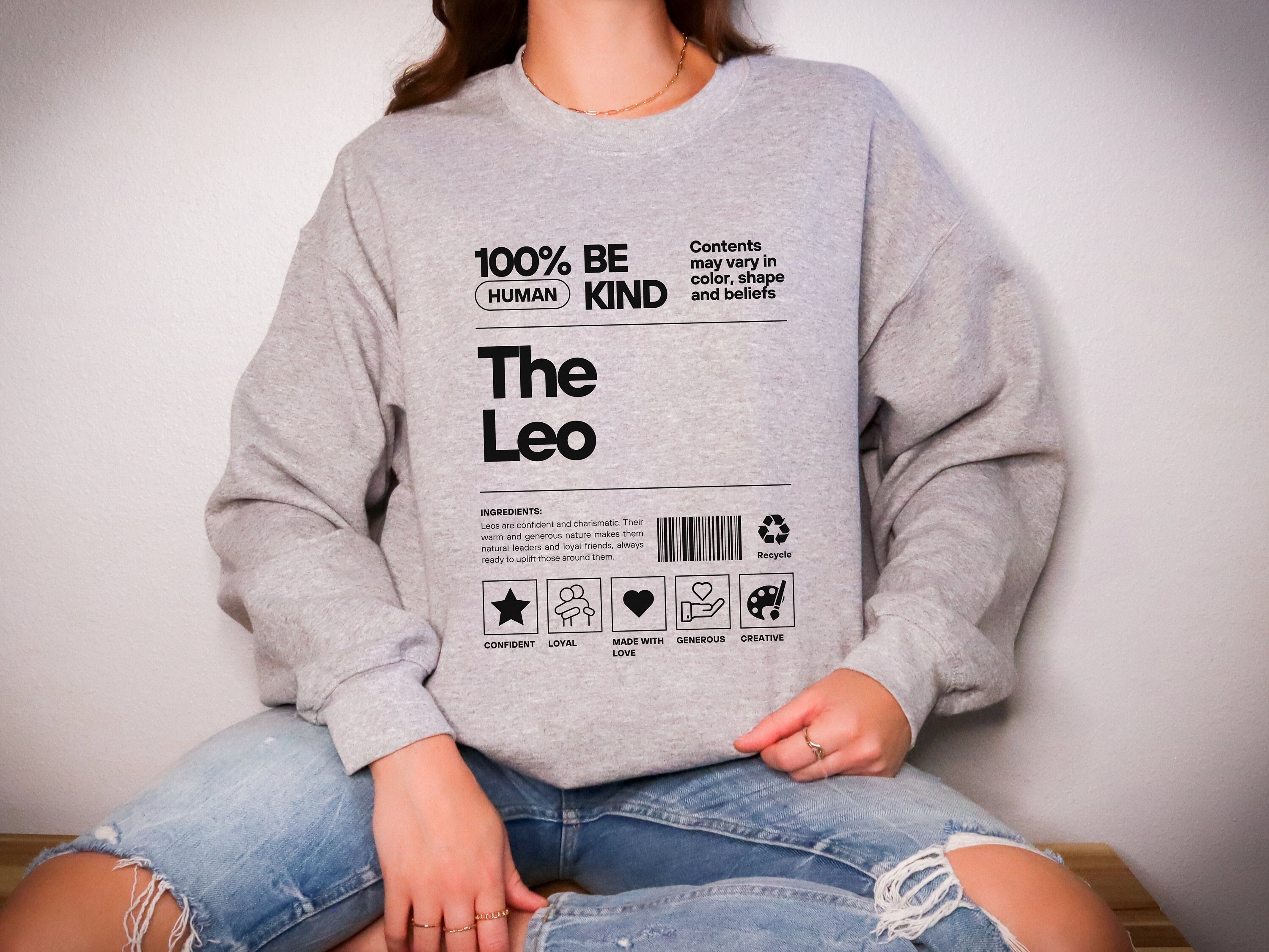 Zodiac Leo Crewneck Sweatshirt, Astrology Shirt, Gift for Leo - Etsy