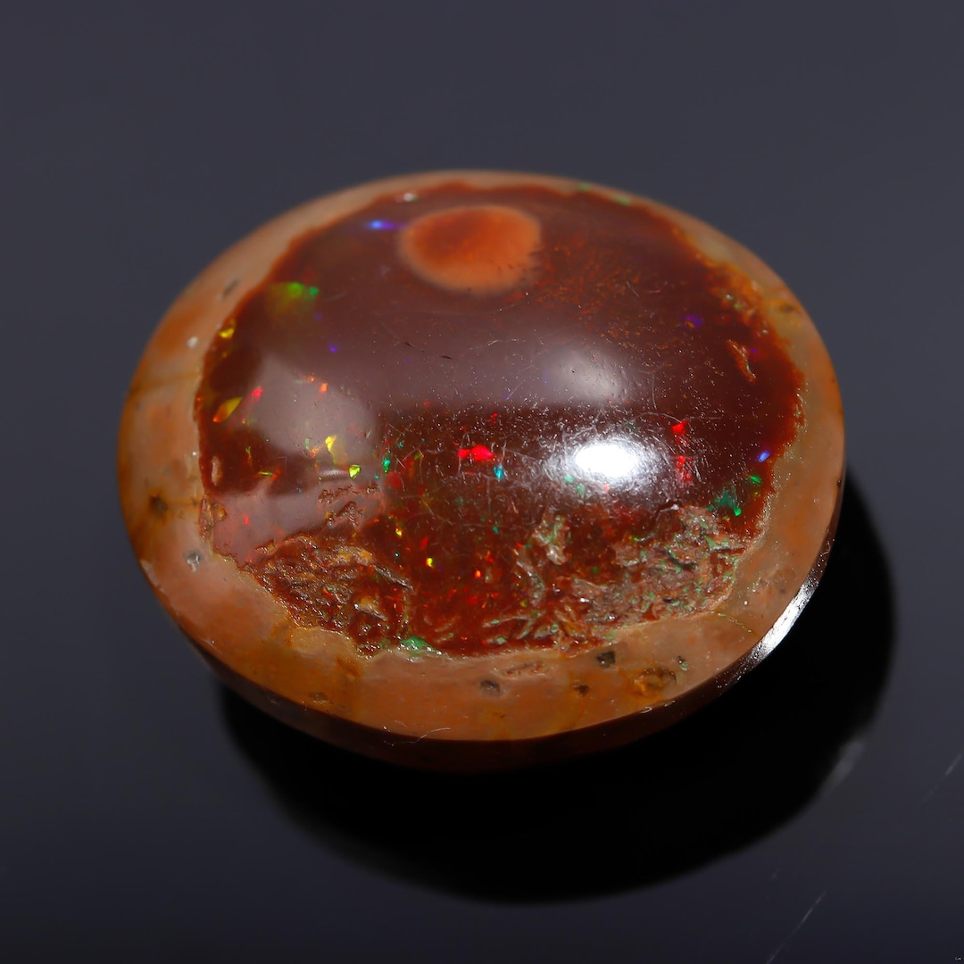 Top Quality Natural Red Mexican Color Fire Opal Polished Cabochon ...