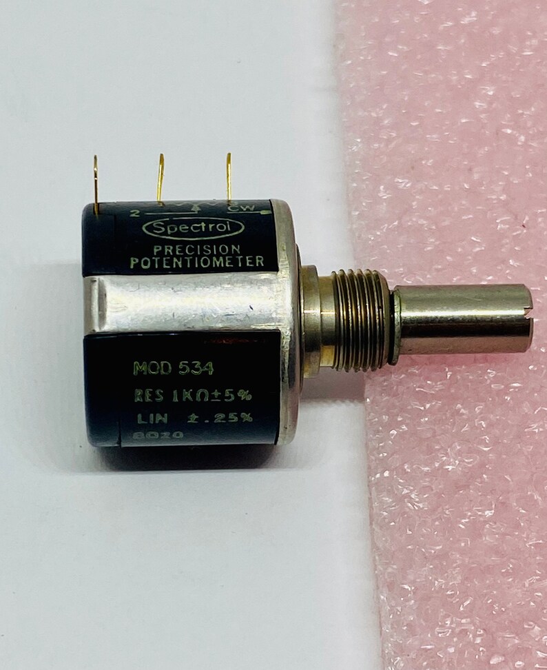 Vishay Spectrol MOD 534 Potentiometer 1K Ohm 5% Linear Taper 10 Turns ...