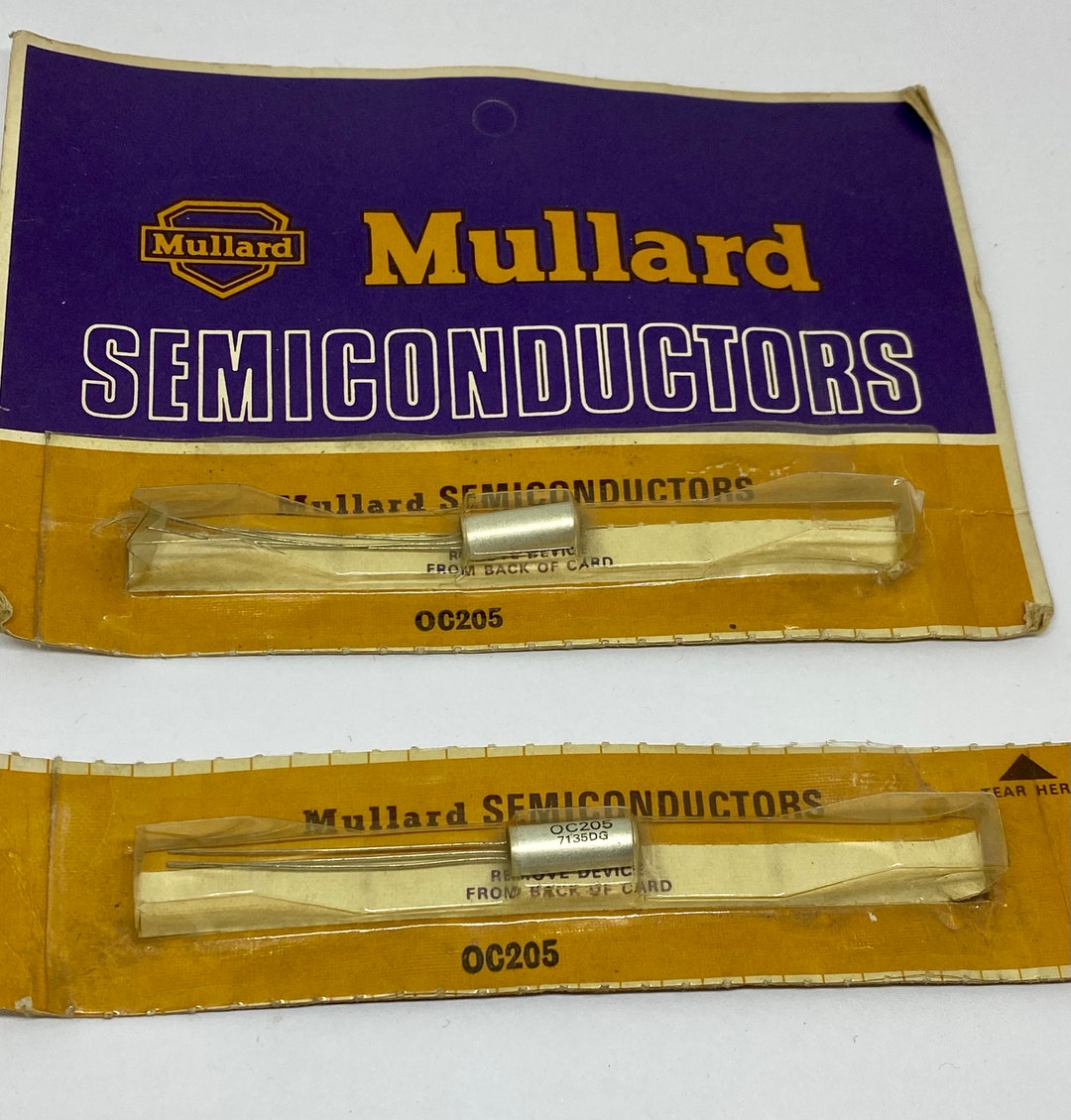 RARE Mullard OC205 Transistors in Original Vintage Packaging 1960s - Etsy