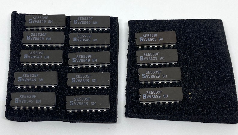 Lot of 14 Signetics SE5539F Integrated Circuits Ultra High Frequency Op ...