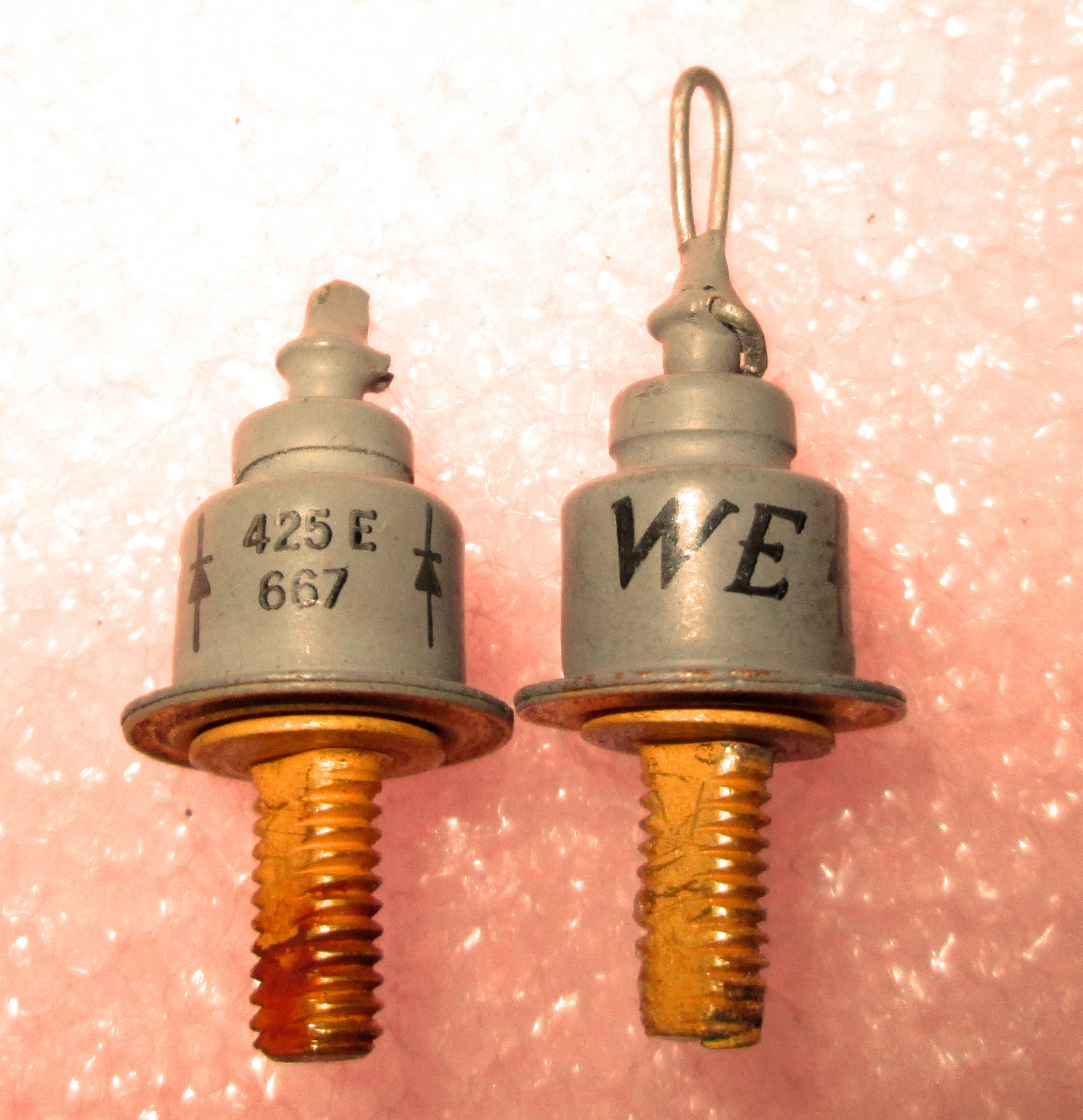 Lot of 2 RARE Western Electric 425E Zener Diodes 1965 (567) Date Code ...