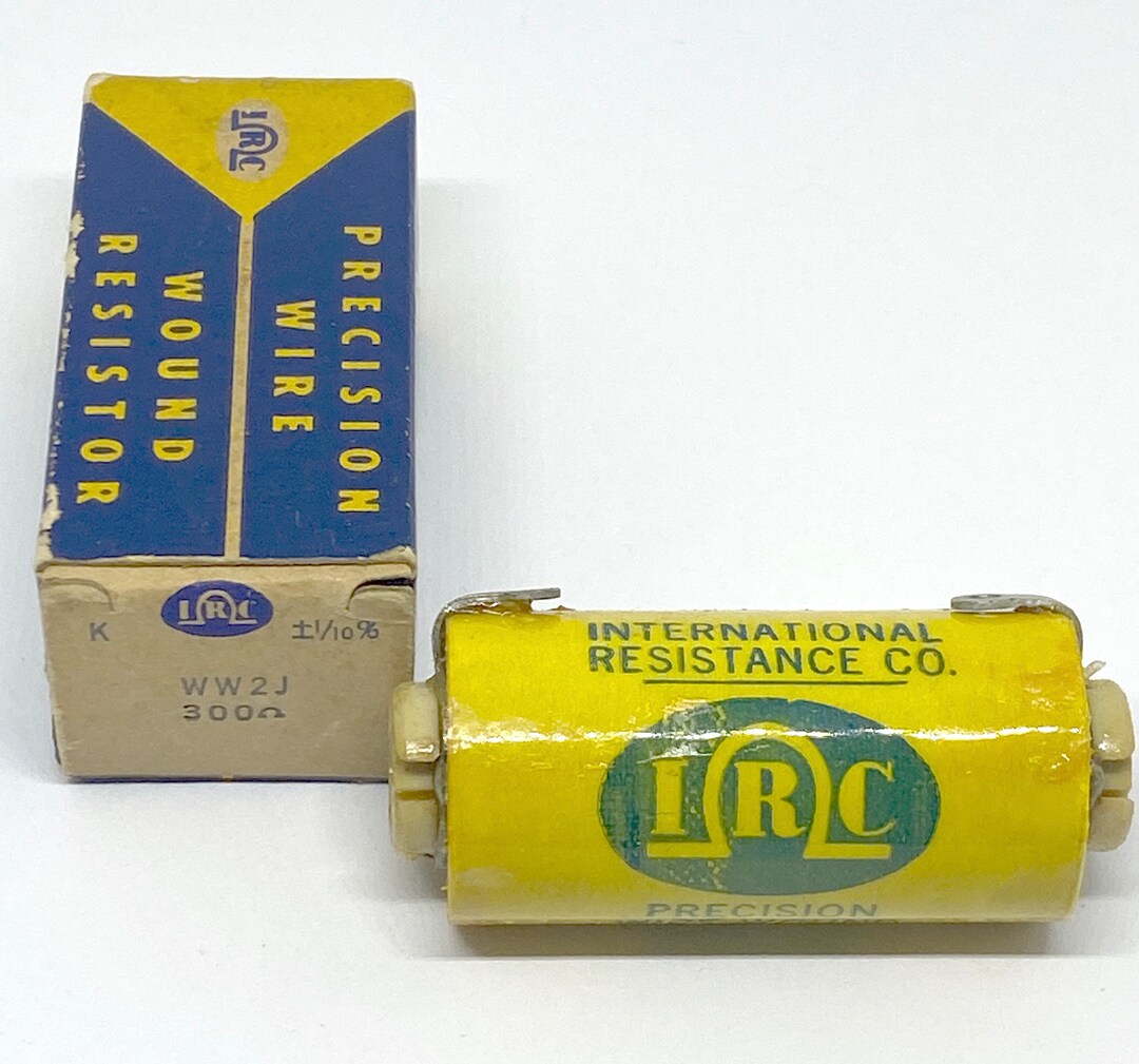 RARE IRC WW2J 300 Ohm Precision Wire Wound Resistor in Original Box 1 ...