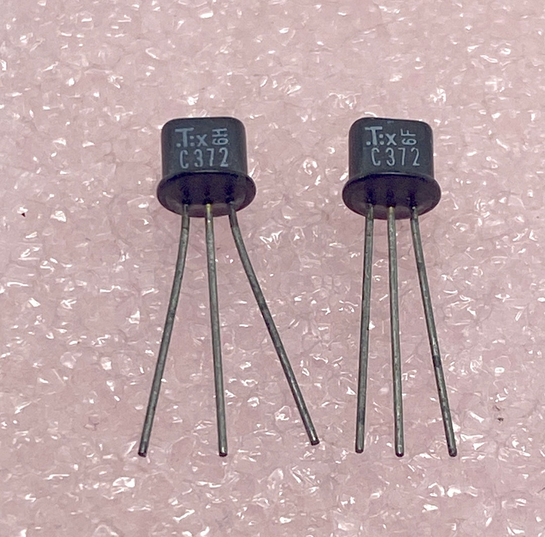 Lot of 2 Pieces Toshiba 2SC372 Transistors New Old Stock Vintage Semiconductors C372 - Etsy