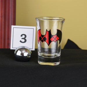 DC Comics Vinyl Shot Glass - Etsy