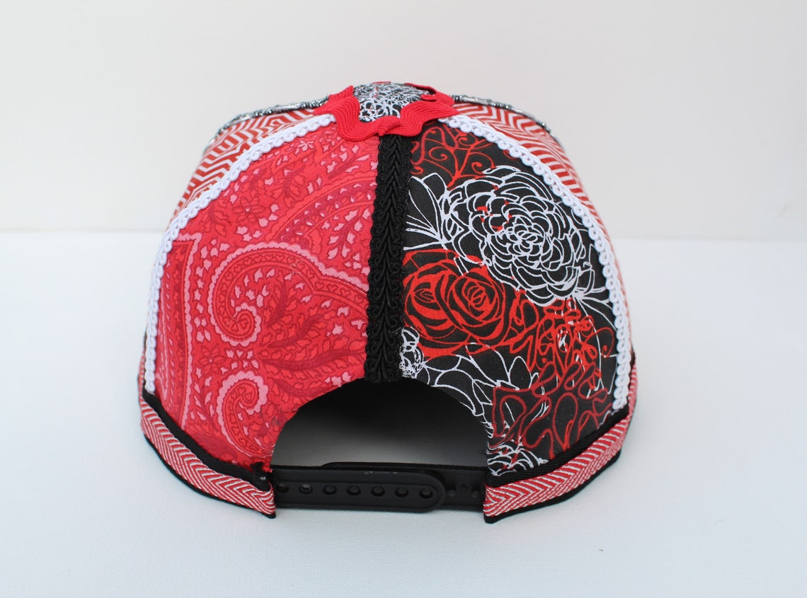 Handmade Snapback Hat One of a Kind Hat Festival Snapback - Etsy