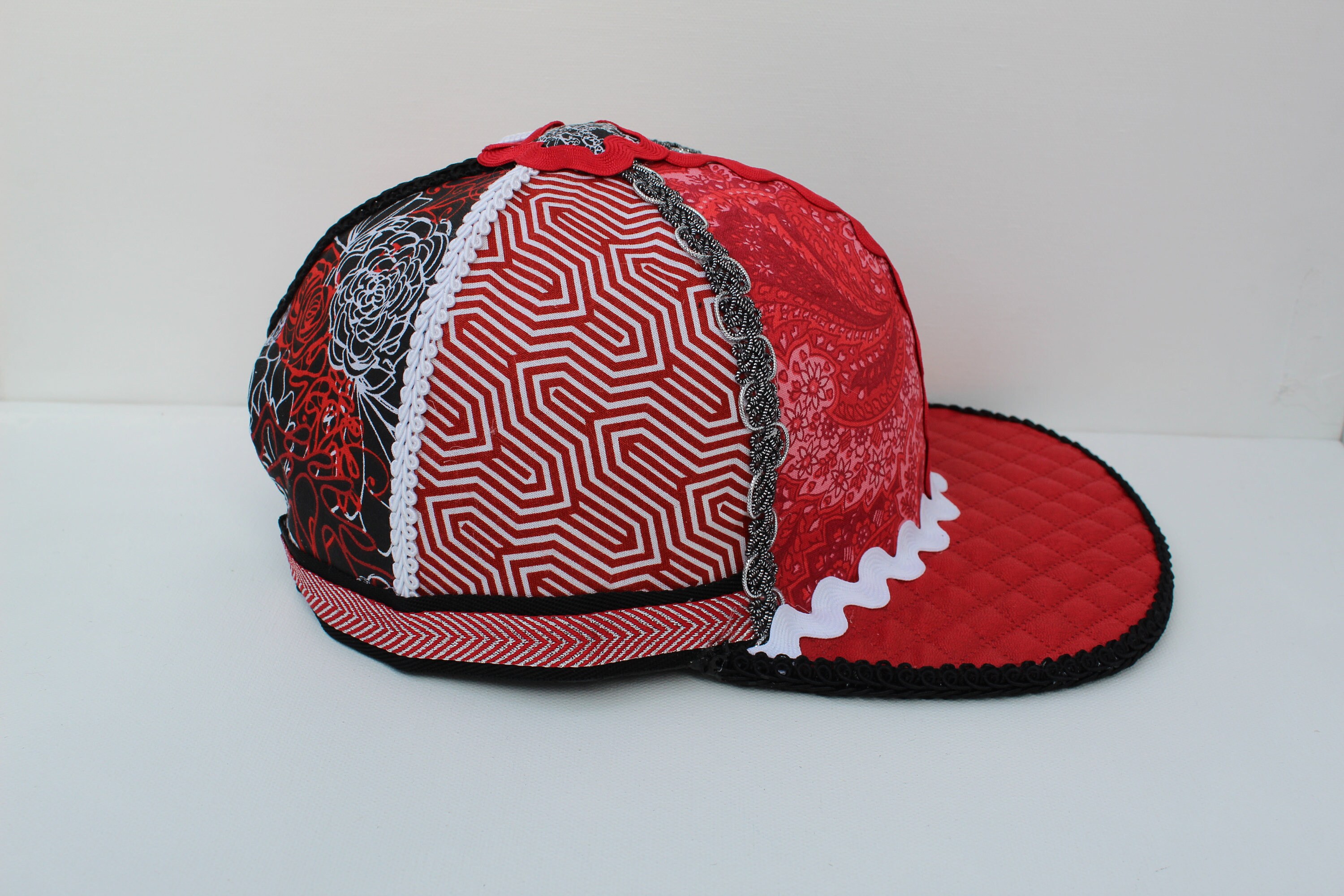 Handmade Snapback Hat, One of a Kind Hat, Festival Snapback No. 117 ...