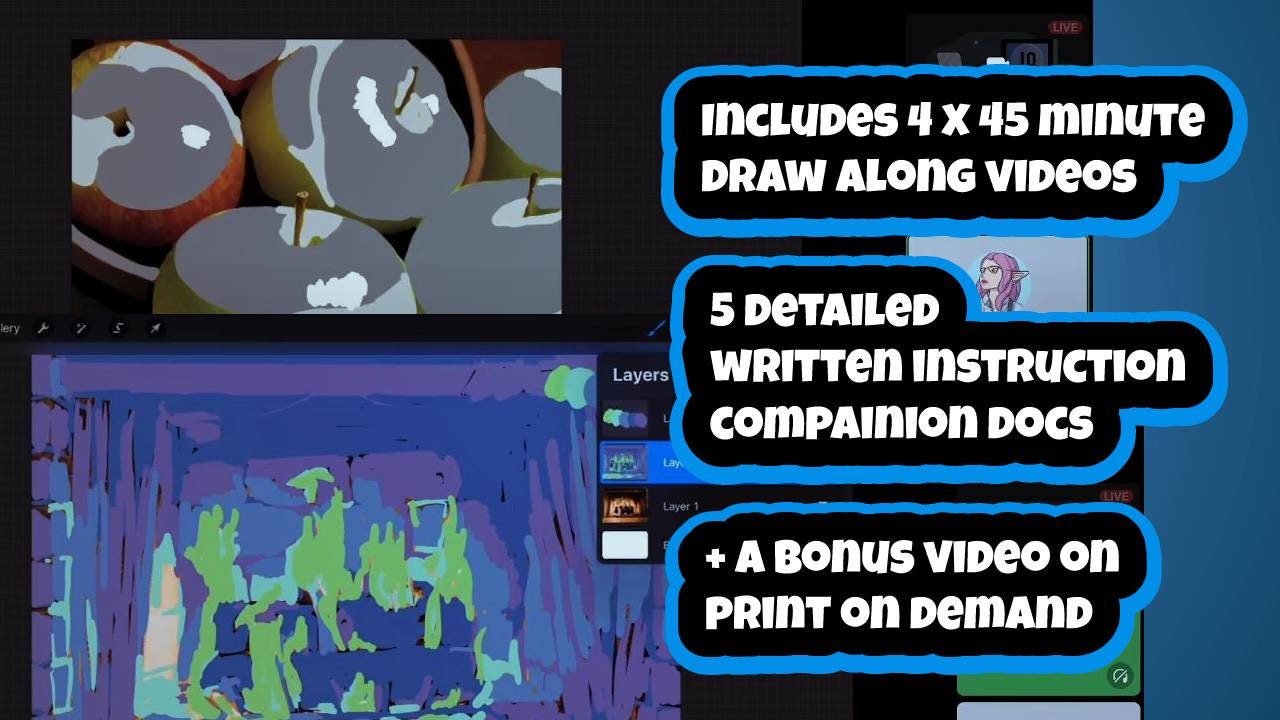 Full Introduction To Procreate Tutorial Procreate Course Etsy