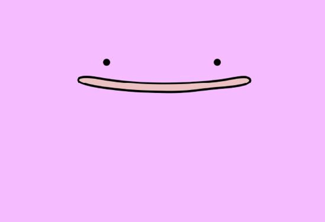 Ditto Pokemon Fan Art Poster PKMN Print Fan Art Fanart Shiny - Etsy