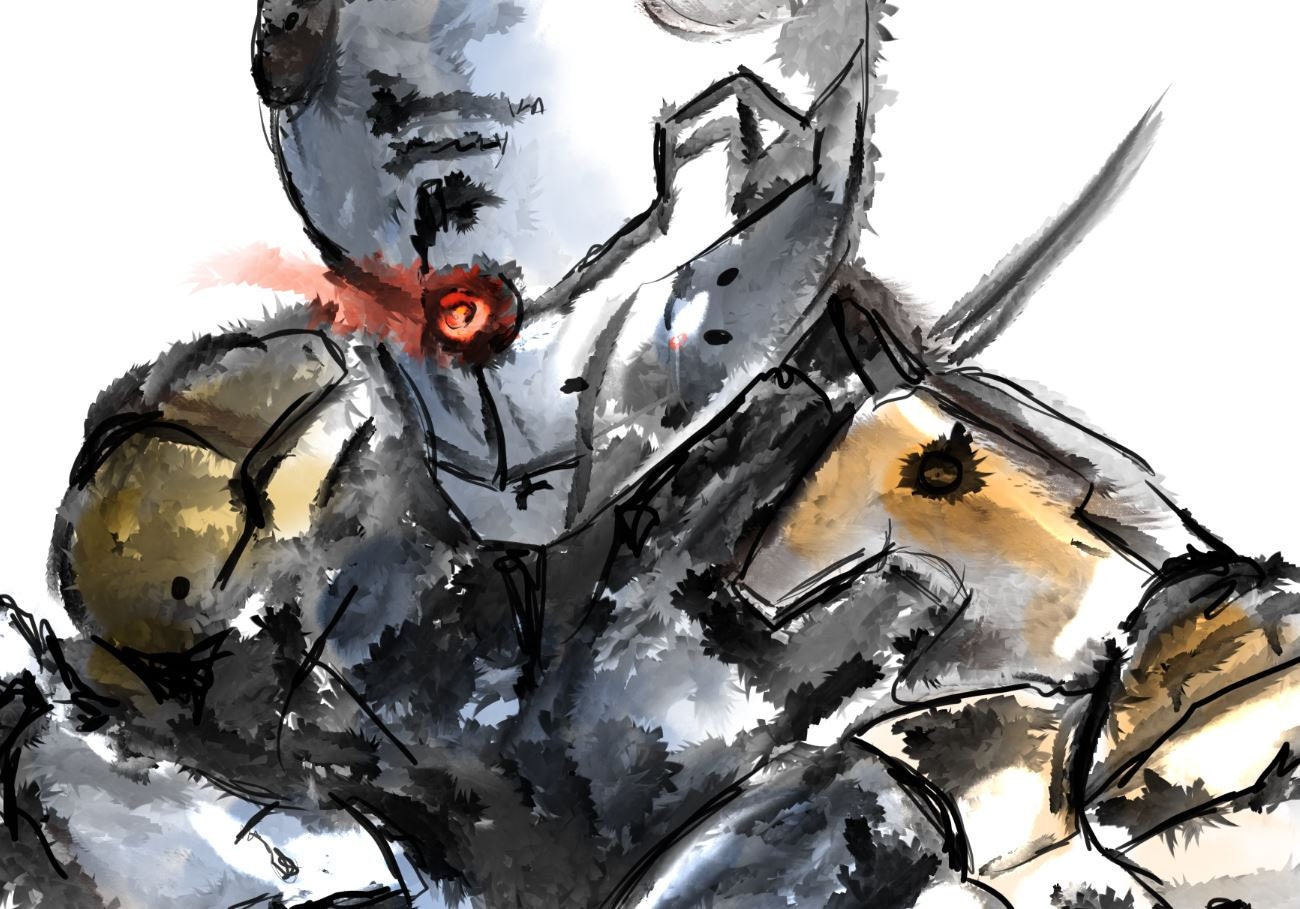 Gray Fox Mgs Concept Art