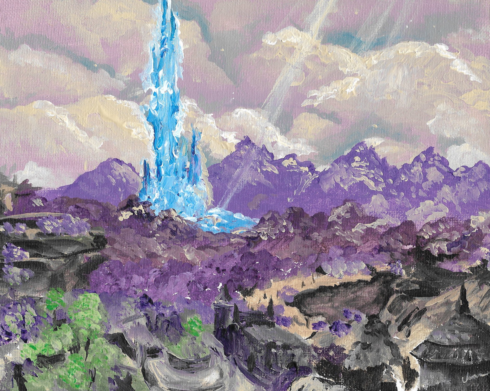 Crystarium Fan Art Poster FFXIV Poster Fan Art Fanart Final - Etsy