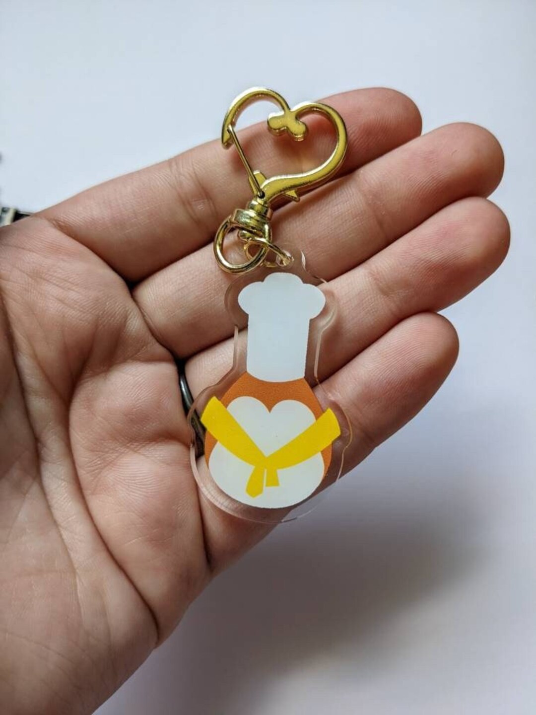 Paissa Chef Icon Keychain Double Sided Acrylic Keychain With Clasp ...