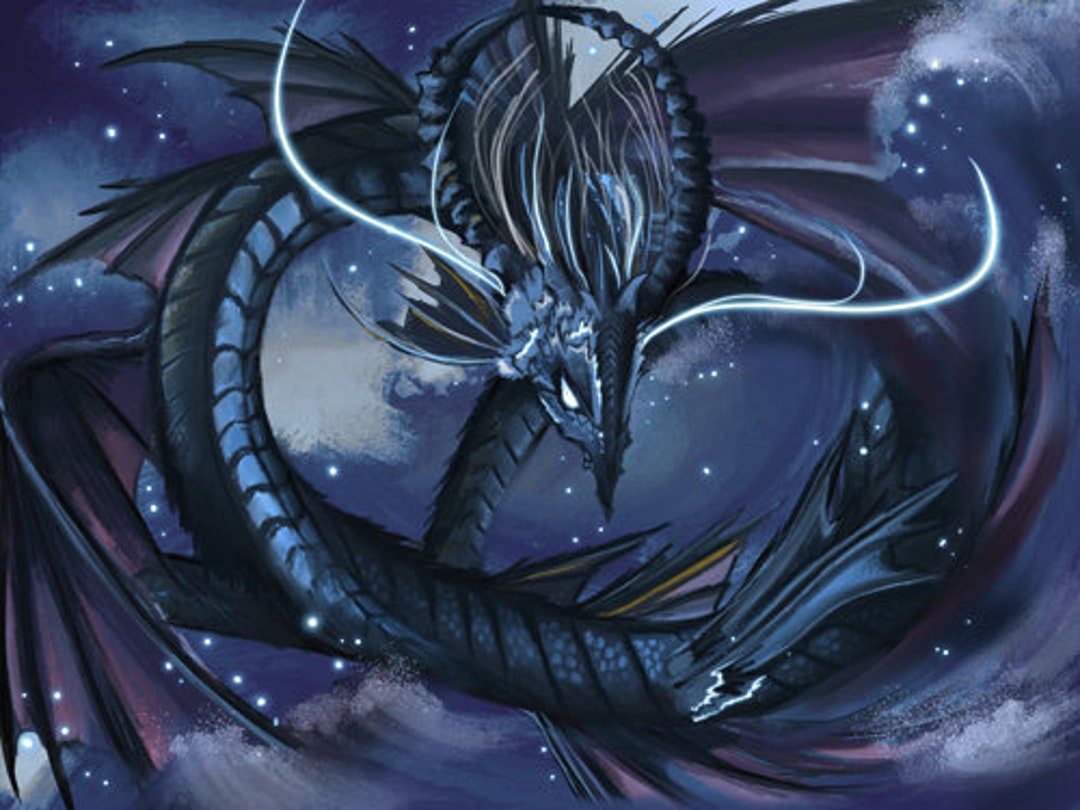 Leviathan FFXIV Fan Art Poster Leviathan Poster Endwalker Fan Art ...