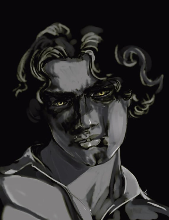 Emet Selch FFXIV Fan Art Poster Portrait Poster Endwalker Fan - Etsy