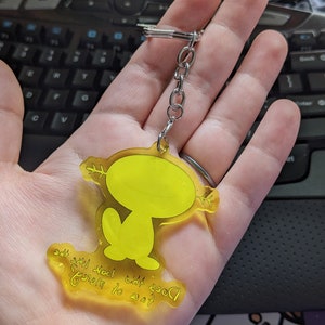 Wooper Does This Look Like the Face of Mercy Keychain Single Sided ...
