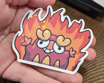Elmo Fire Sticker - Etsy