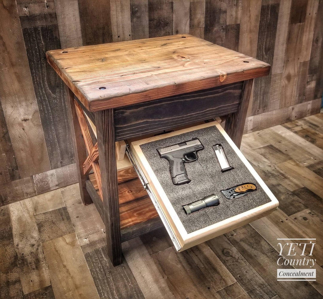 Frontier Concealment Nightstand - Etsy