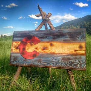 Distressed Colorado Flag - Etsy