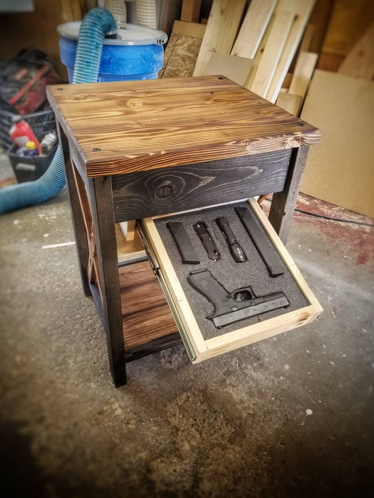 Frontier Concealment Nightstand - Etsy