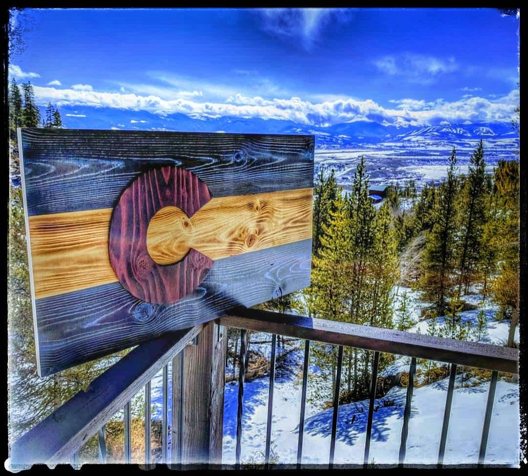 Distressed Colorado Flag - Etsy