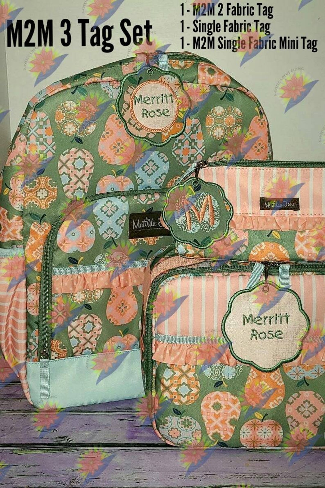 Made to Match Back to School Cece Backpack Tag - Etsy