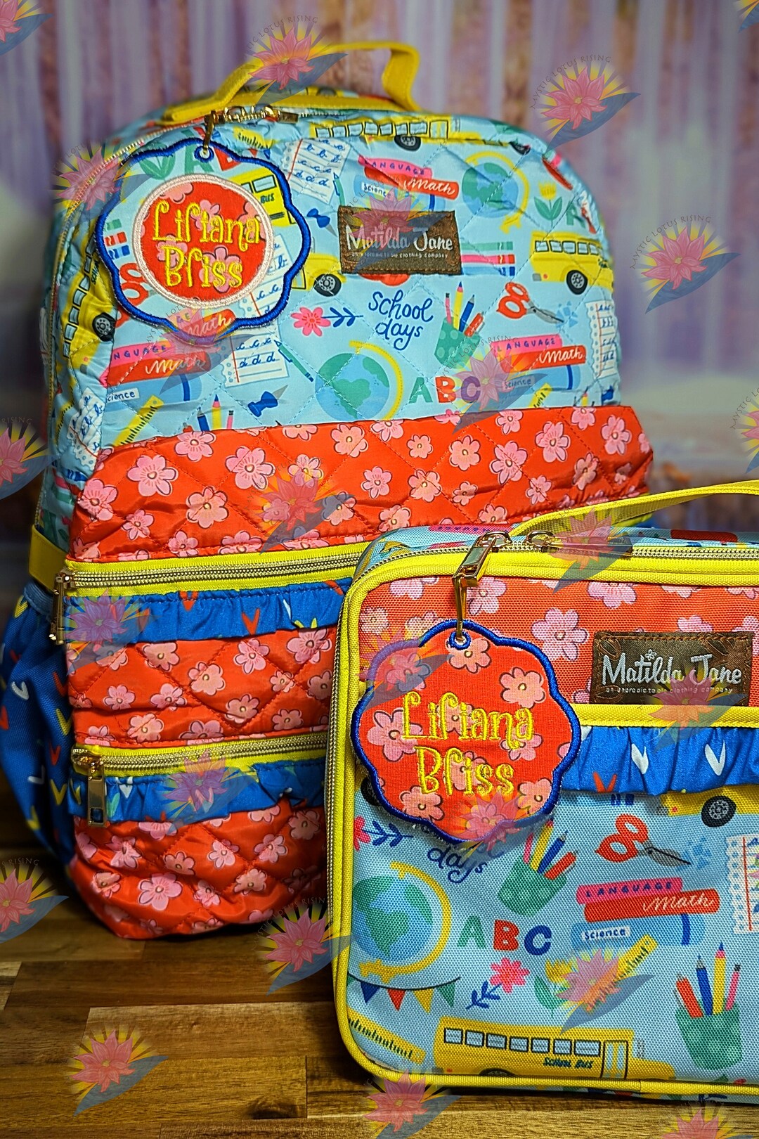 Made to Match Back to School Scholarly Sweet Backpack Tags - Etsy