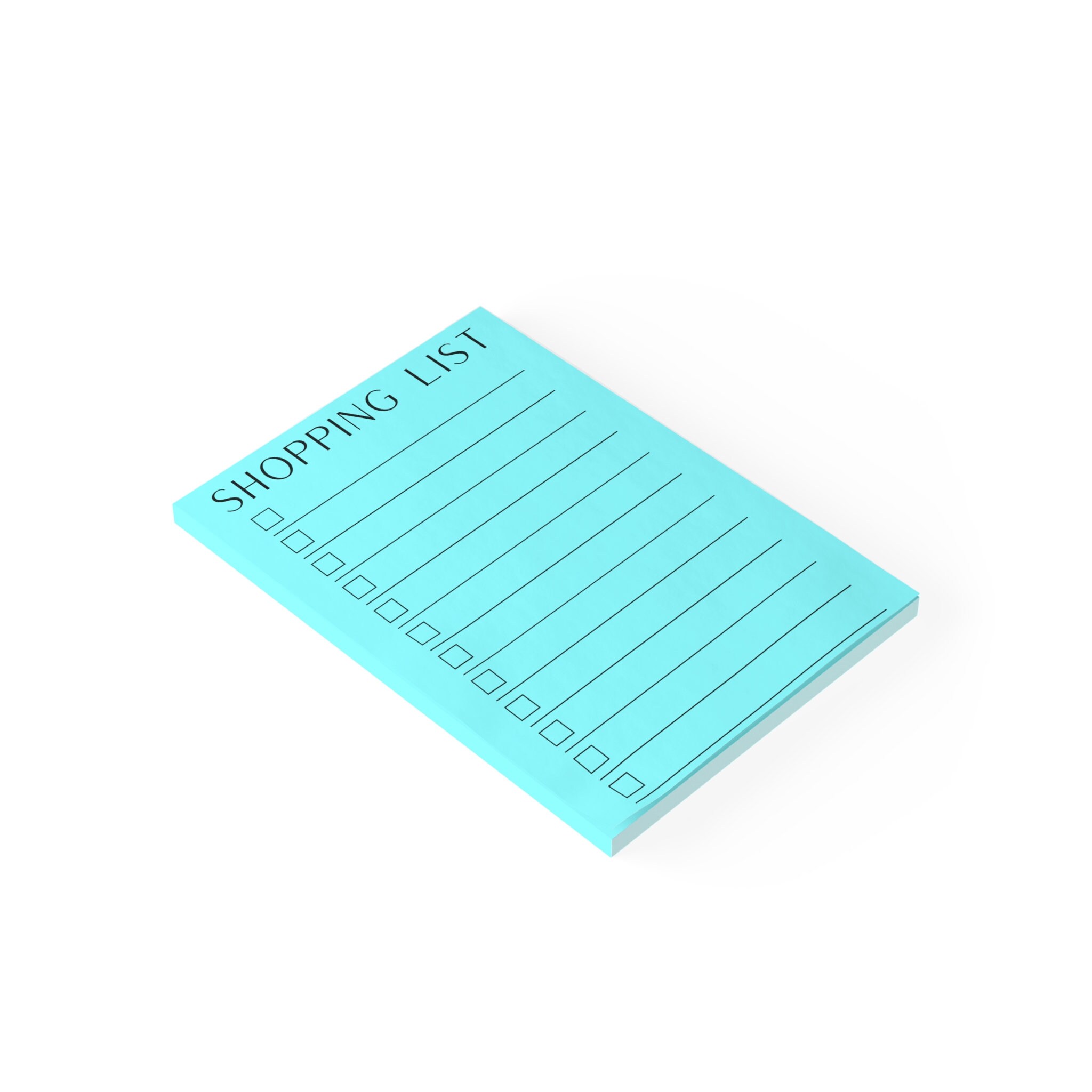 Grocery List Post-it® Note Pad, Refrigerator Shopping List, 4 X 6 Post ...