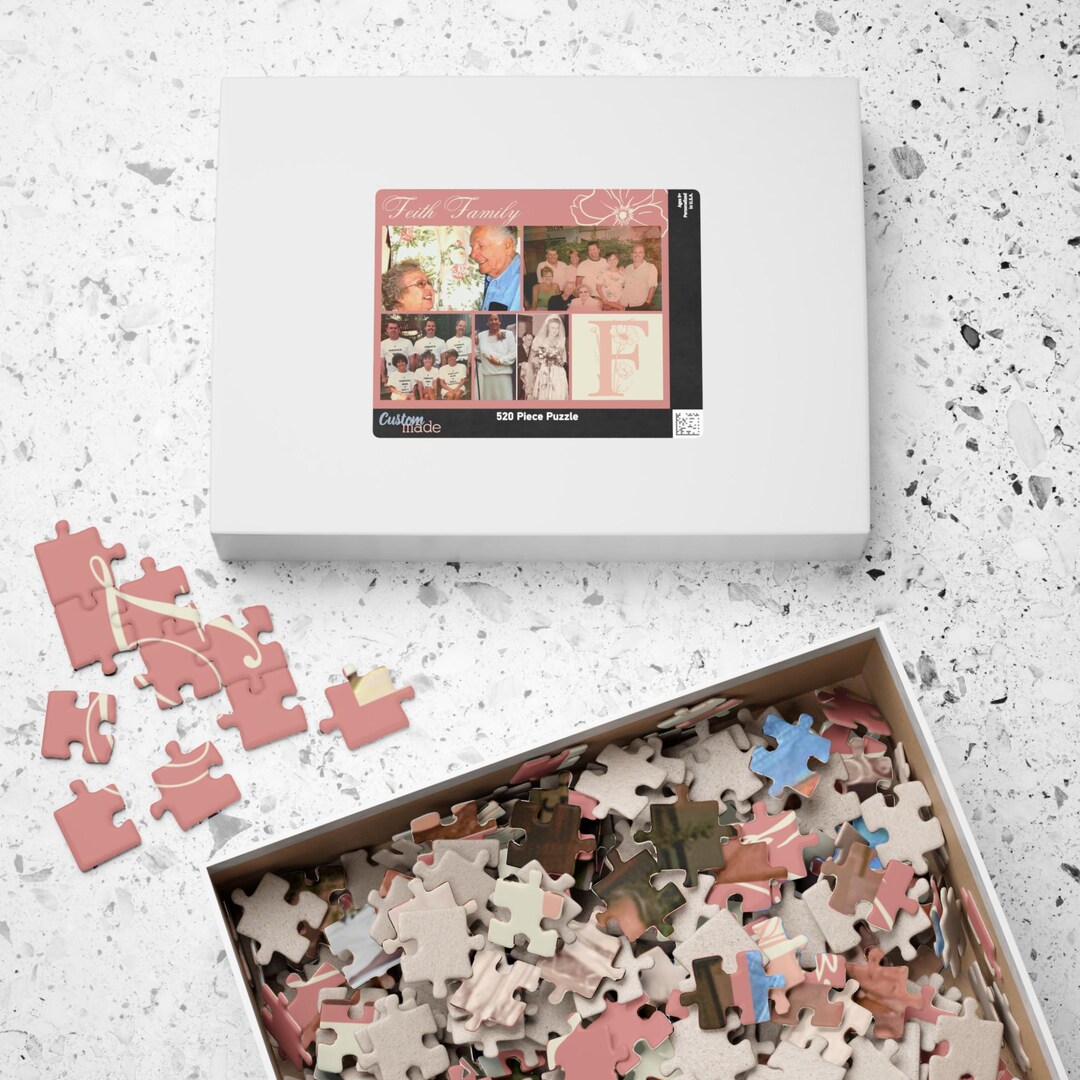 Personalized Photo Collage Puzzle: Custom Family Picture Jigsaw - Etsy
