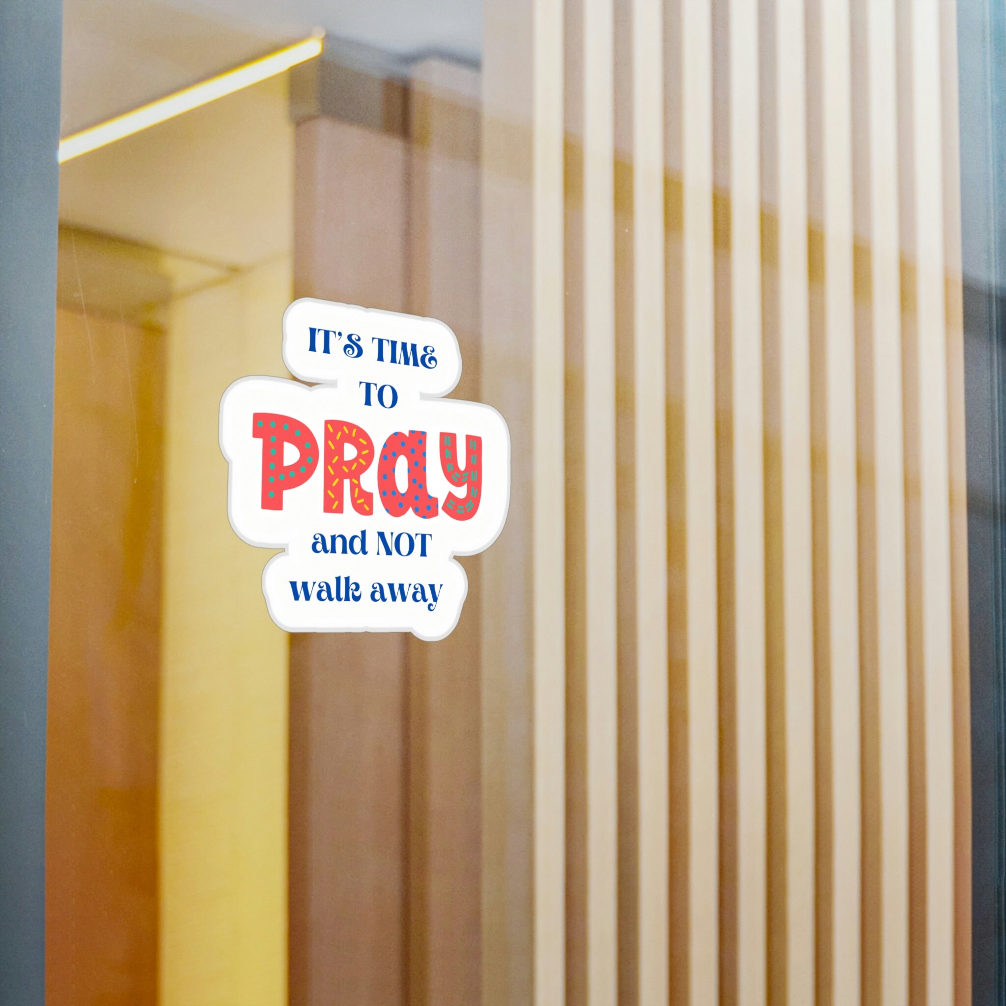Time to Pray Vinyl Decal - Christian Laptop Sticker - Etsy