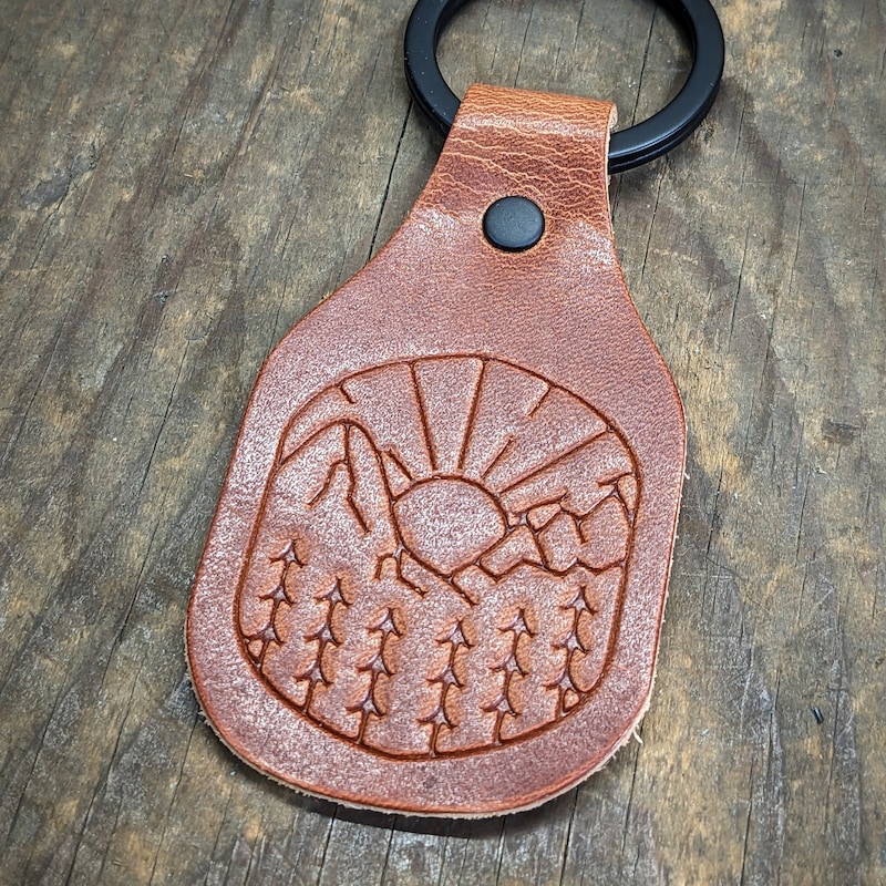 Mountain Keychain - Etsy