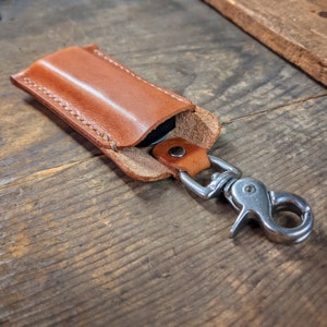 Leather Keychain Case for the Ledger Nano X Horween Leather Crypto Cold ...