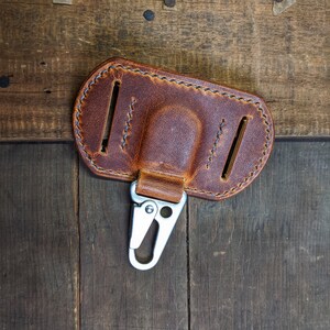 Pocono Utility Belt Leather Key Ring Clip Key Holder Keychain - Etsy