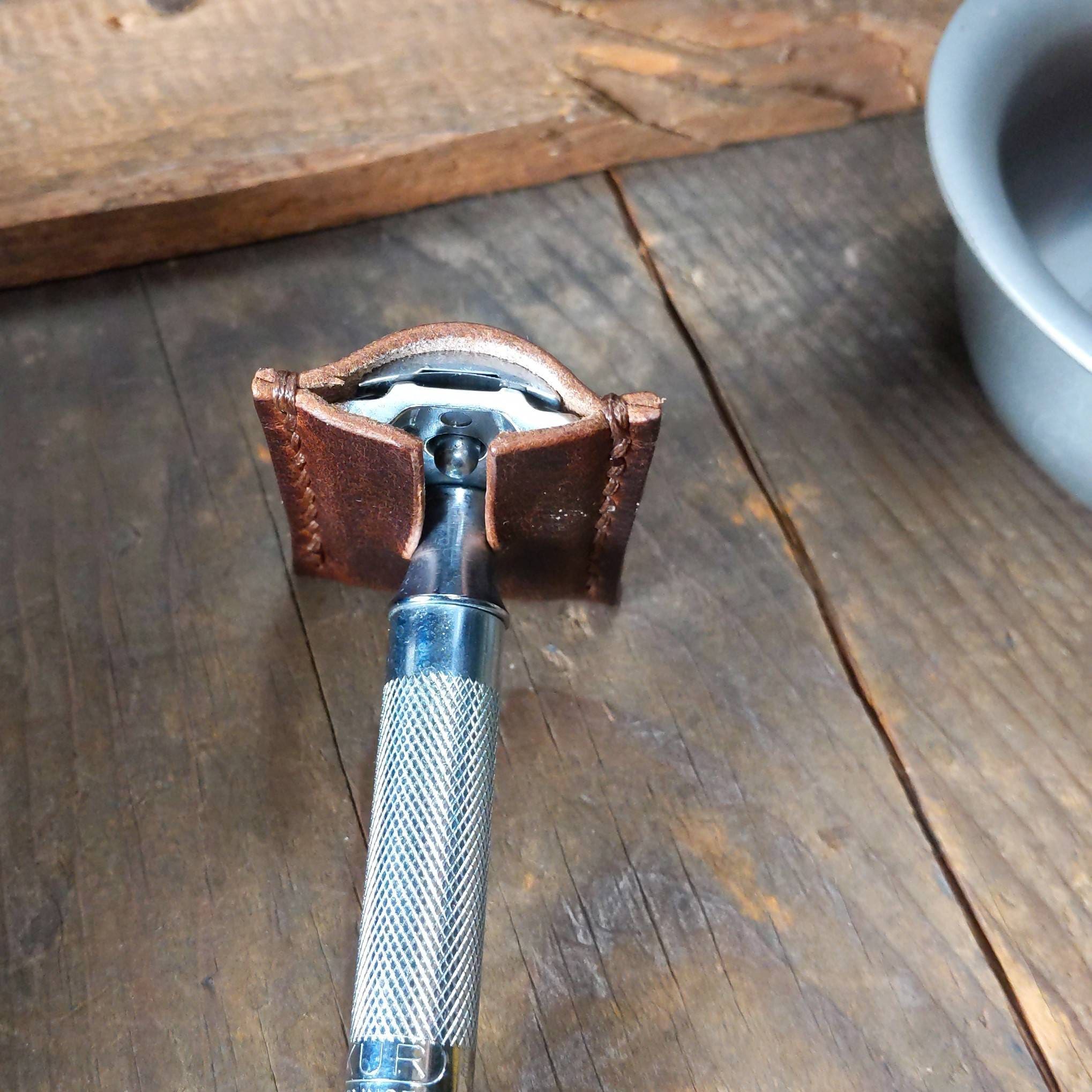 Leather Double Edge Safety Razor Shaver Travel Cover - Etsy