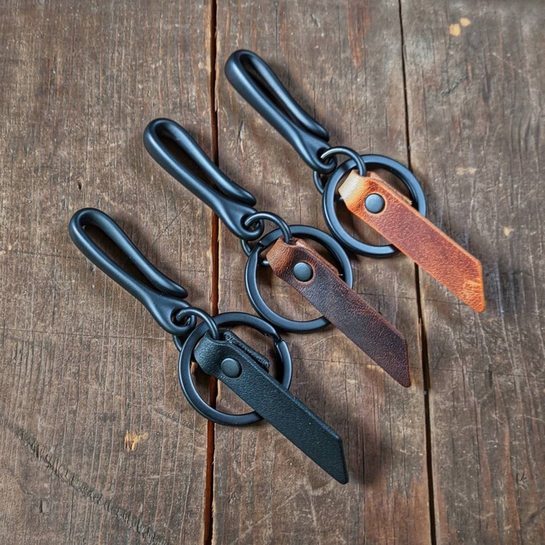Hemlock Mini Japanese Fish Hook Personalized Key Ring - Etsy