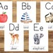 Alphabet Flashcards, Classroom Decor, Preschool Early Learning Resource ...