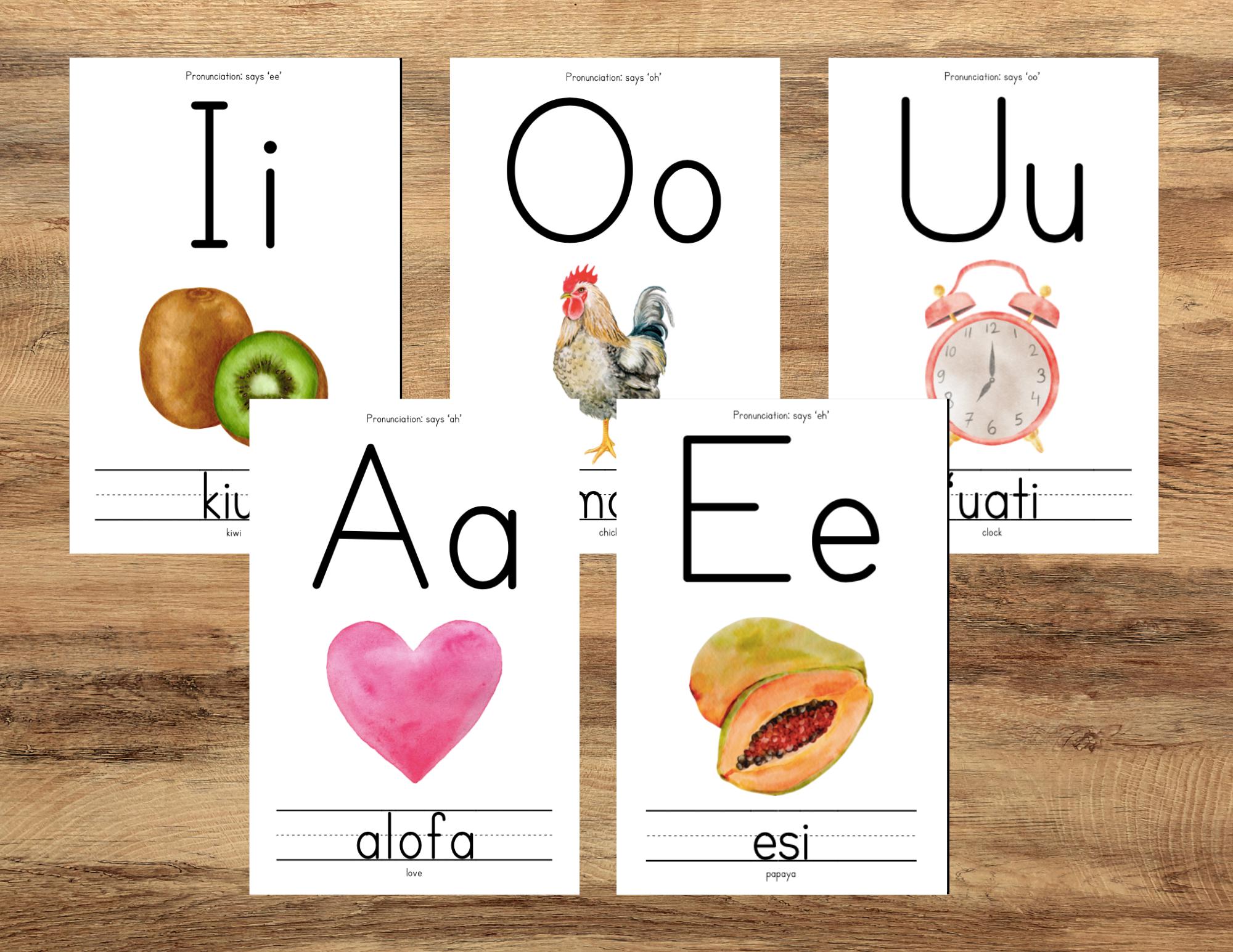 Samoan Alphabet, Gagana Samoa, Samoan Abcs, Samoan Language Resource ...