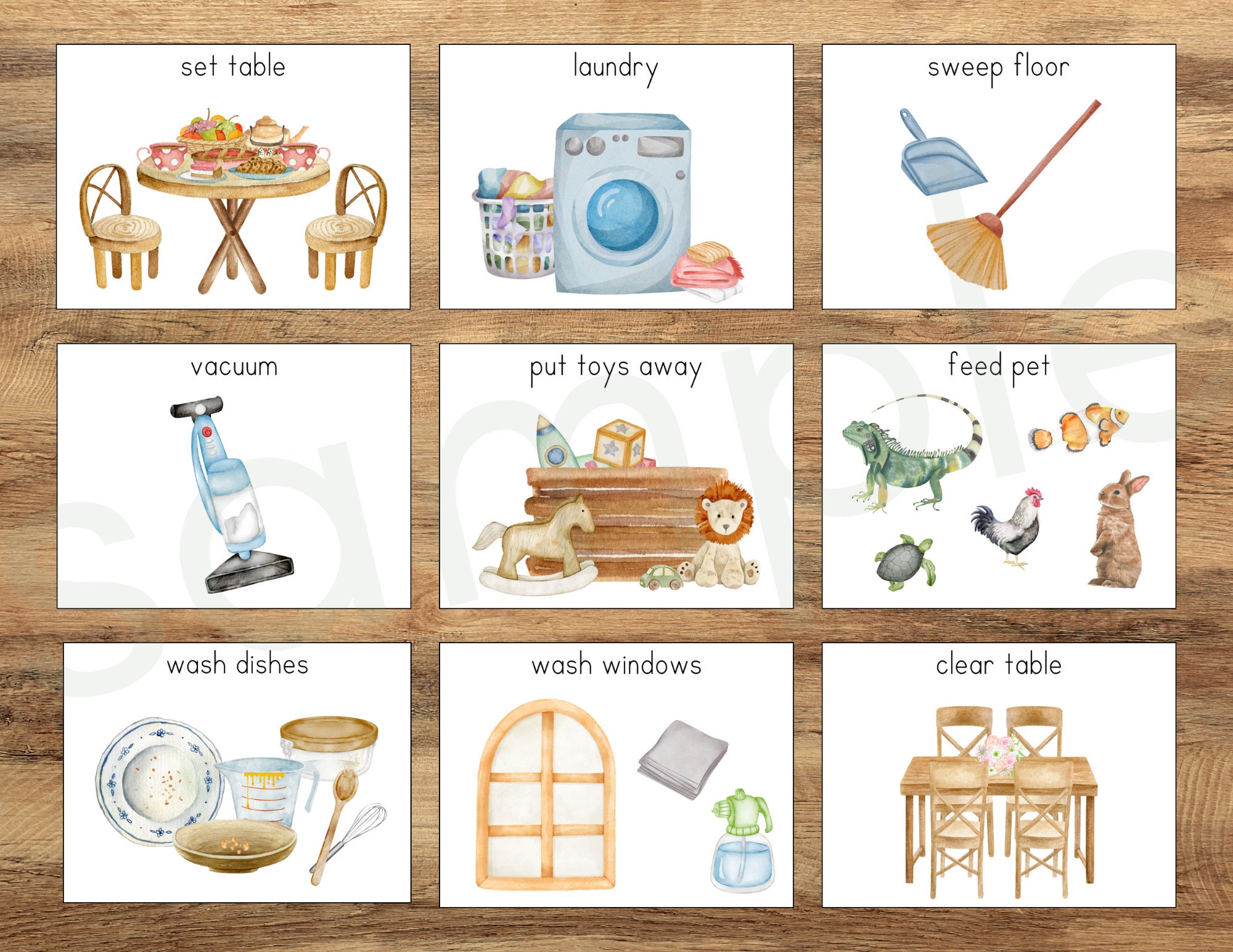 Daily Rhythm Cards, Daily Routine Cards, Daily Schedule Cards, Daily ...