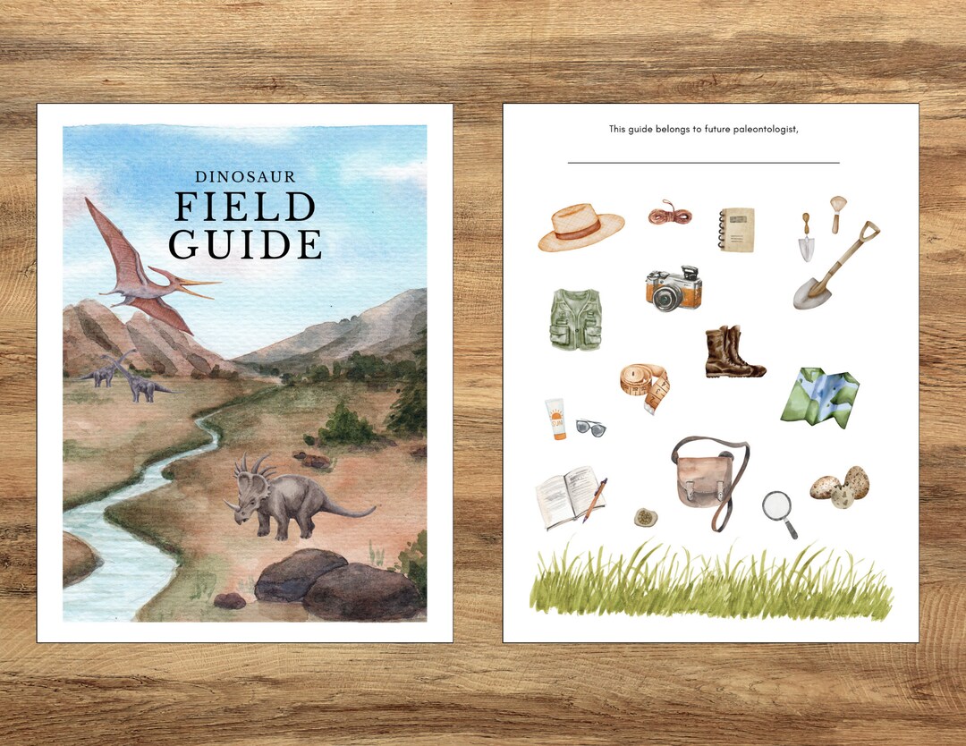Dinosaur Field Guide, Paleontology Journal, Fossil Discovery, Kids ...