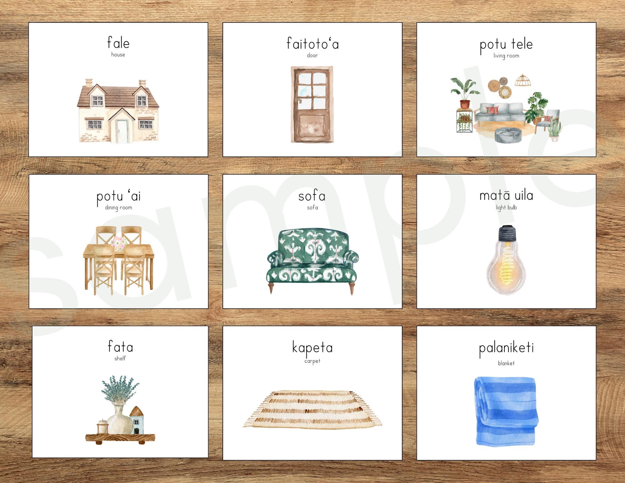 Samoan 'home' Flashcards, Gagana Samoa, Learn Samoan, Samoan Language ...