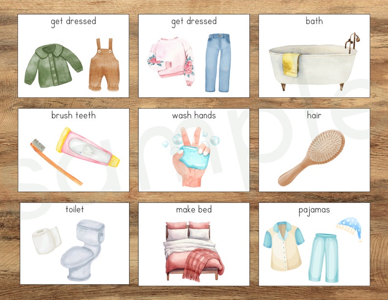 Daily Rhythm Cards, Daily Routine Cards, Daily Schedule Cards, Daily ...