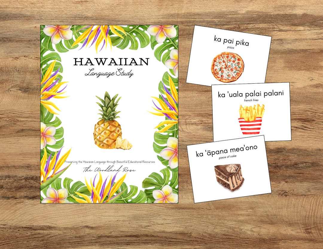 Hawaiian 'food and Drink' Flashcards, Learn Hawaiian, Hawaiian Language ...