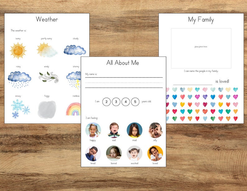 Toddler Morning Binder Community Helpers Themed, Morning Menu ...