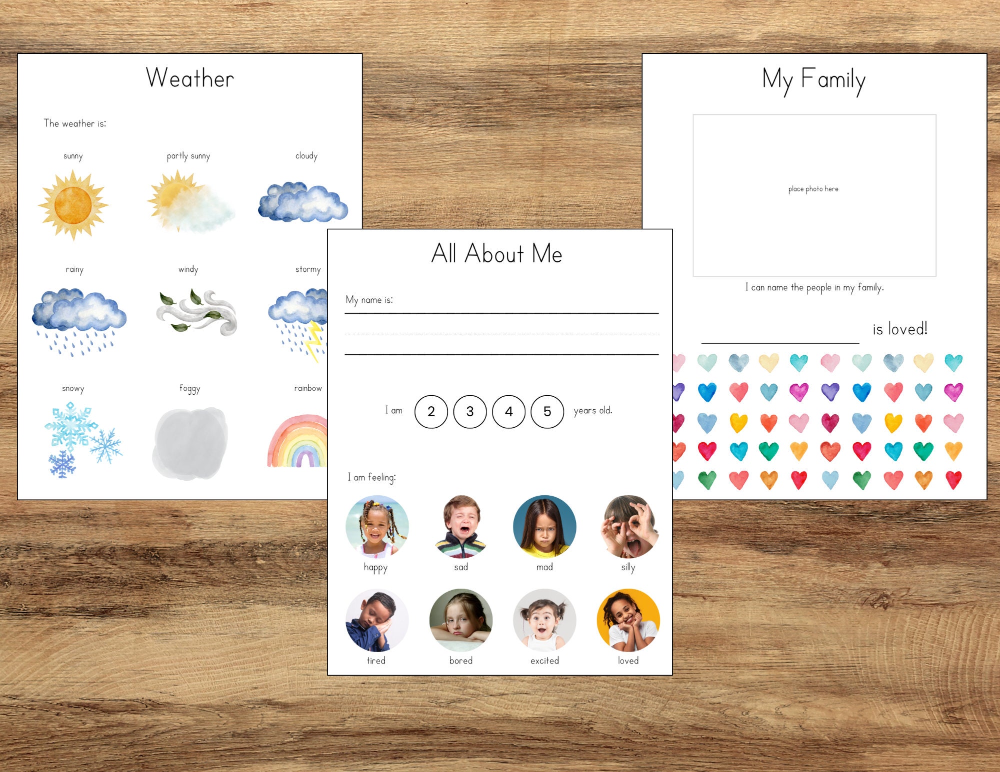 Toddler Morning Binder Community Helpers Themed, Morning Menu ...