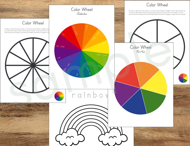 Color Theory Unit, Rainbow Unit Study, Primary Colors, Morning Binder ...